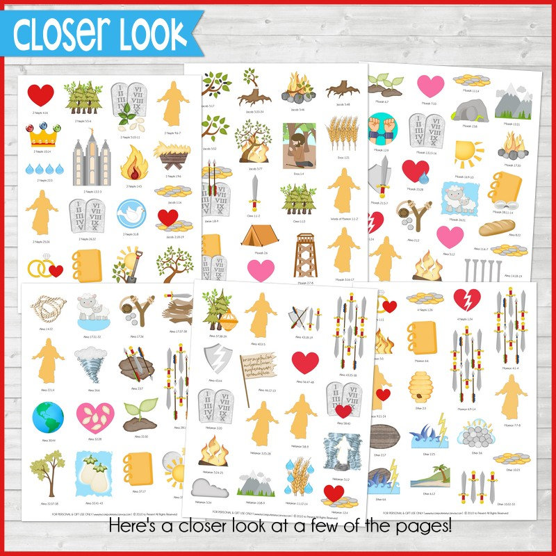 Book of Mormon Stickers Scripture Stickers Clipart Stickers - Etsy Ireland