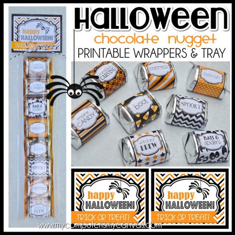 Candy Wrapper Halloween - Etsy