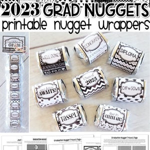 2023 GRADUATION Nugget Wrappers Graduation Gift Idea - Etsy