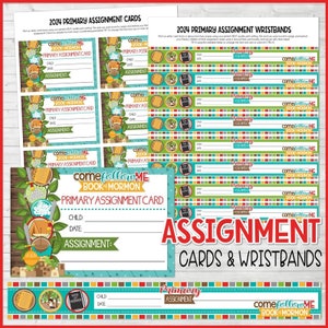 2024 PRIMARY Kit, Binder Covers, Door Signs, Primary Assignment Cards ...