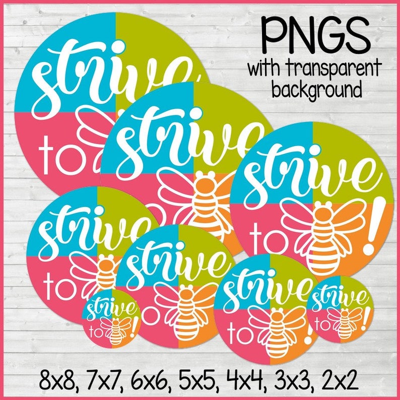 STRIVE TO BE Image Kit Children & Youth Program Ideas Strive - Etsy