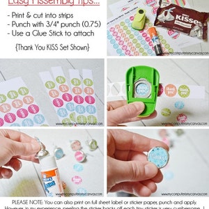 VALENTINE Chocolate KISS, Mason Jar Tag & Topper - Printable Kiss ...