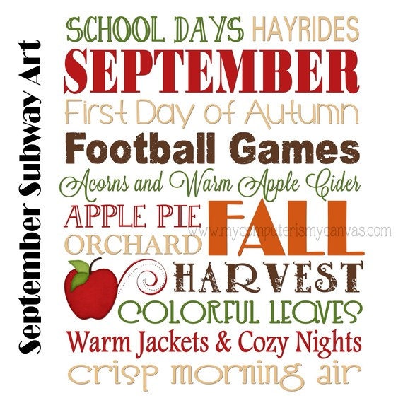 September Football Clip Art