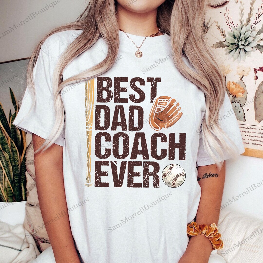 Best Dad Coach Ever Png, Baseball Catcher Png, Sports Coach Dad Png ...
