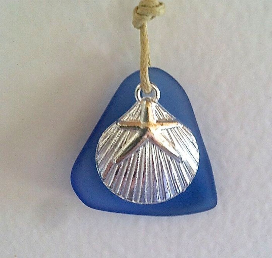 Ocean Blue Sea Glass Starfish Shell Summer Style Beach Boho - Etsy