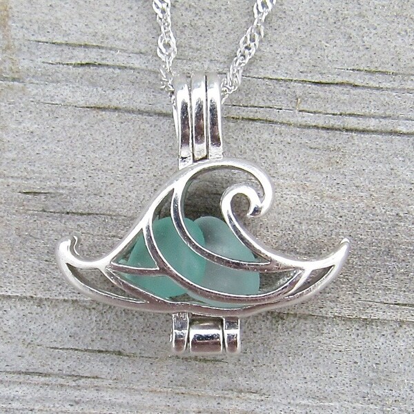 Wave Necklace - Etsy