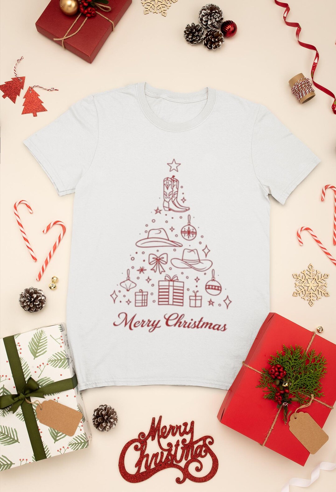 Minimal Line Art Christmas Tree Tee | Merry Christmas Holiday Shirt - Etsy