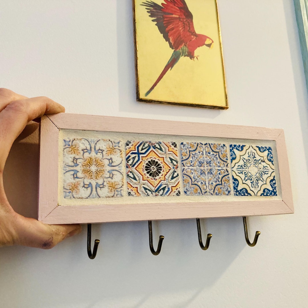 Pink Wall-mounted Key Holder - Wall-mounted Key Hook - Housewarming ...