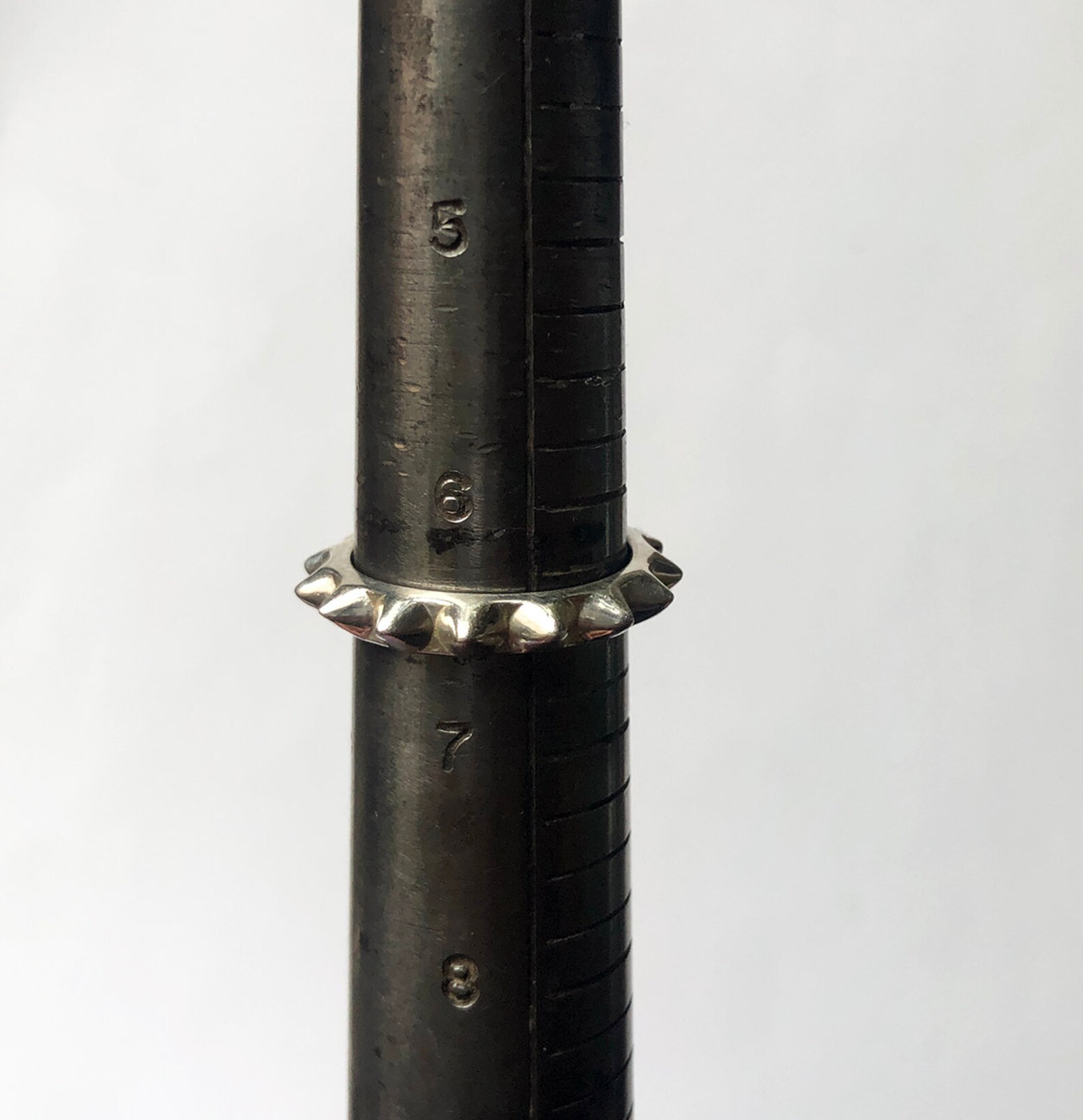 Sterling Silver Spike Ring - Etsy