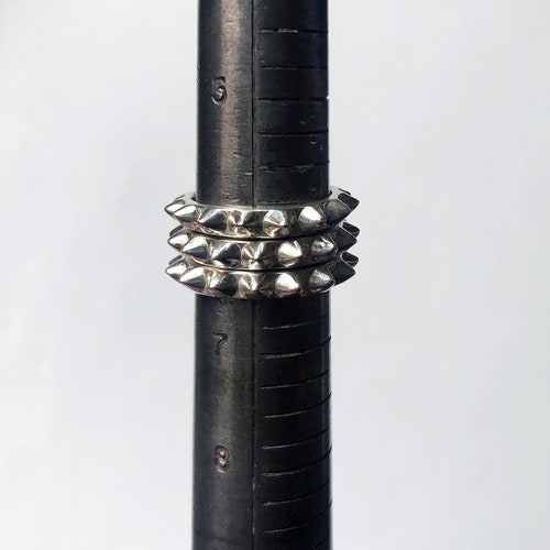 Sterling Silver Spike Ring - Etsy