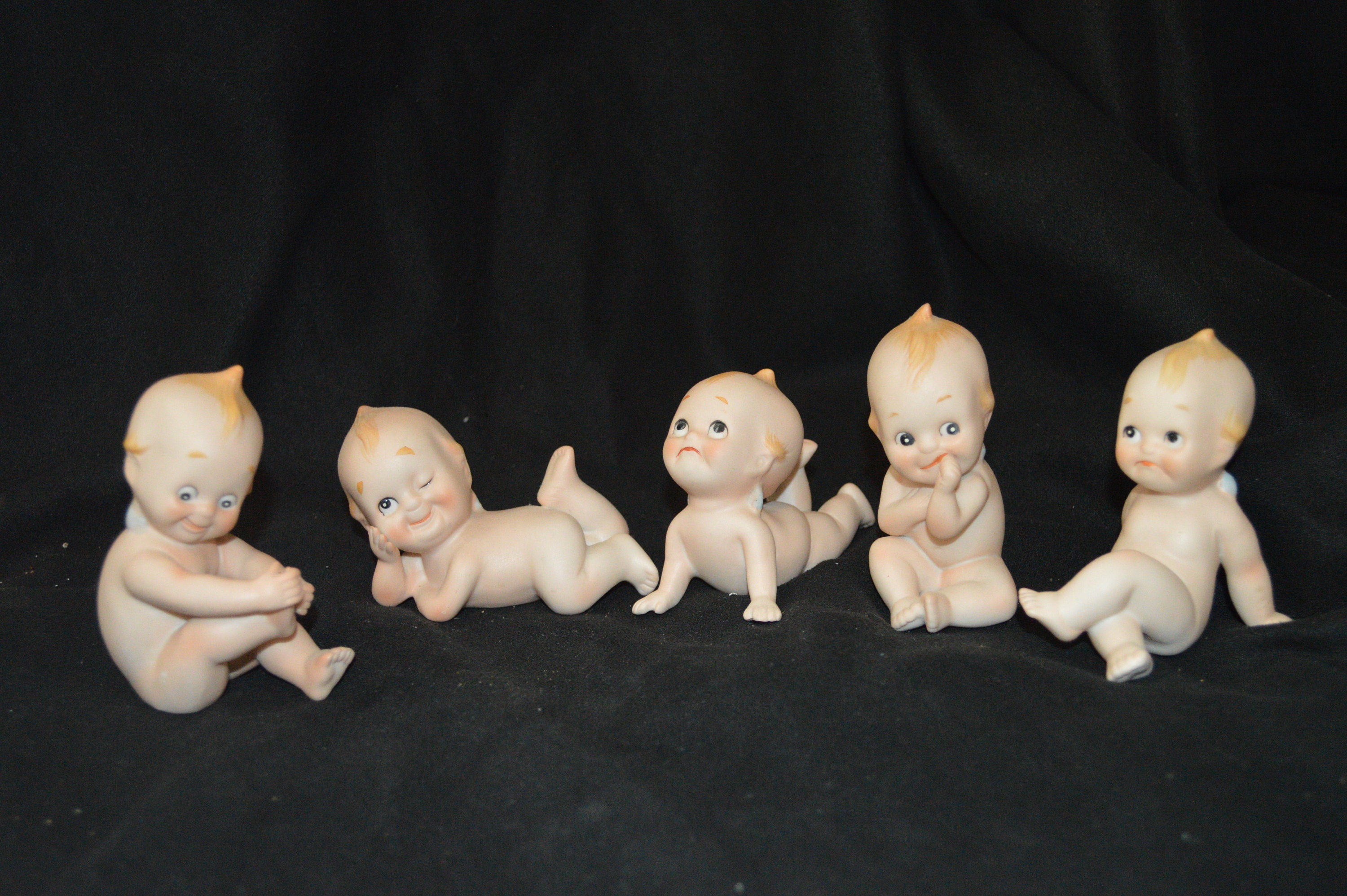 5 Kewpies-darling Little Kewpies-bisque - Etsy