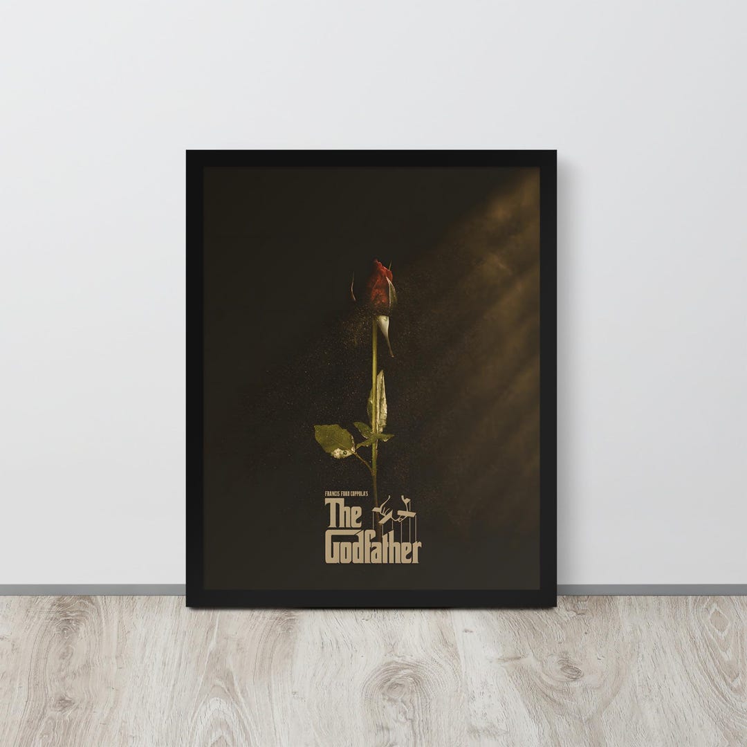 The Godfather Movie Framed Poster, Wall Art Decor, Aesthetic Frame. - Etsy