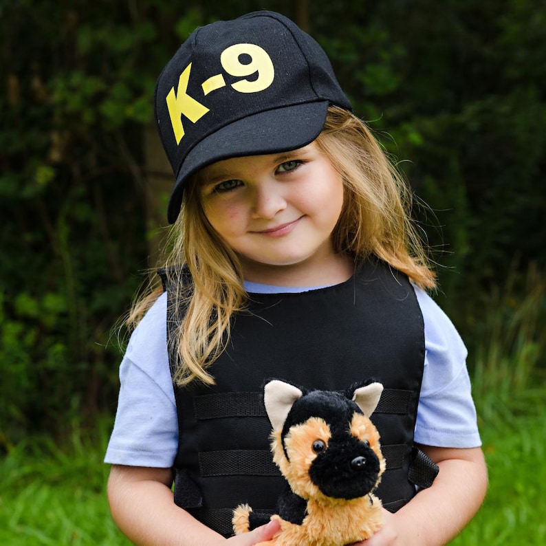 K9 Unit Police Officer With Accessories, Pretend Play Dressup, Kids ...