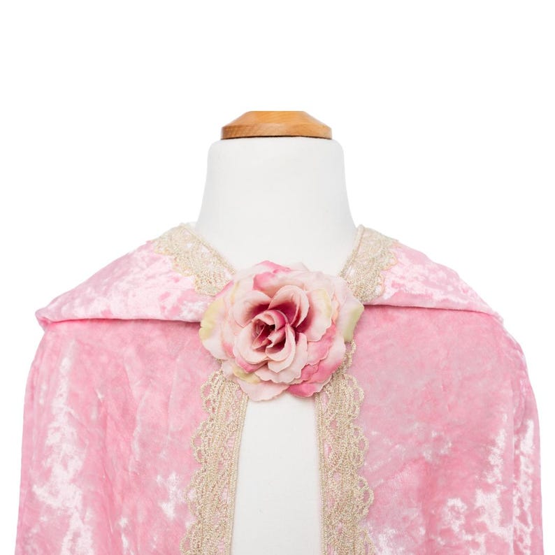 Light Pink Princess Cape, Velour Cape, Kids Cape, Princess Cape for ...