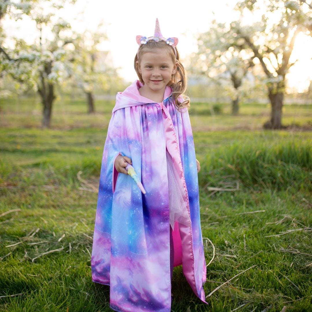 Unicorn Galaxy Cloak, Kids Dressup, Kids Unicorn Galaxy Cape, Kids ...