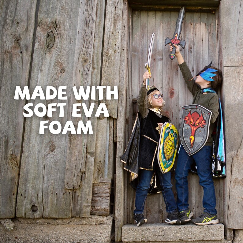 Viking EVA Sword & Shield Bundle, Toy Sword and Shield, Kids Foam Sword ...