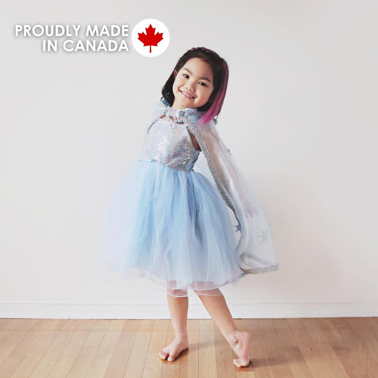 Snow Queen Cape, Ice Princess Cape, Ice Princess Dress Up, Kids Dress ...