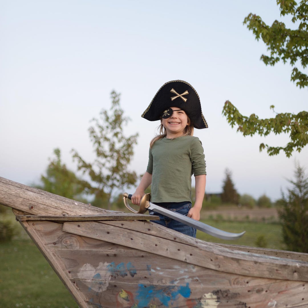 Captain Hook Hat, Pirate Hat, Pirate Costume - Etsy