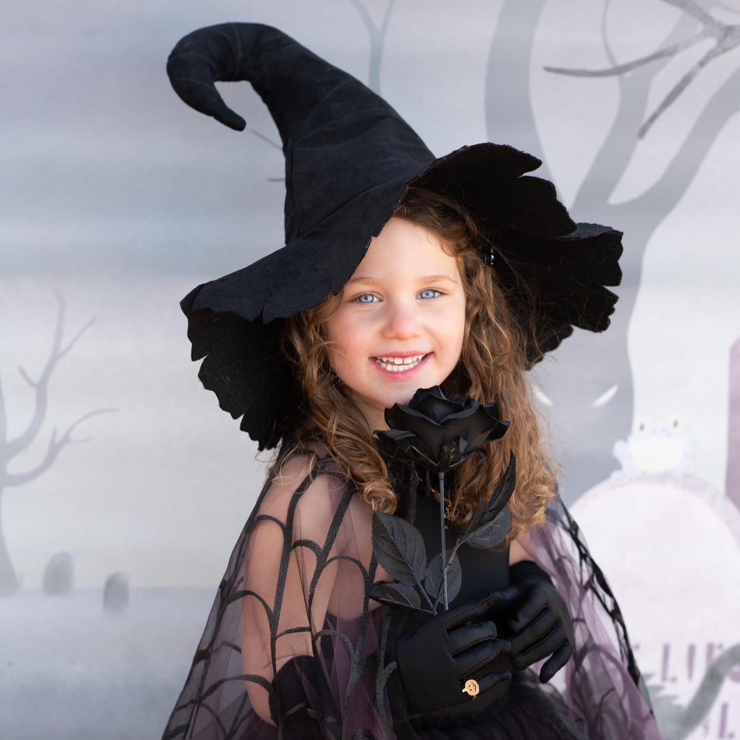 Mighty Witch Hat, Black, Spooky Witch Hat, Black Witch Hat - Etsy