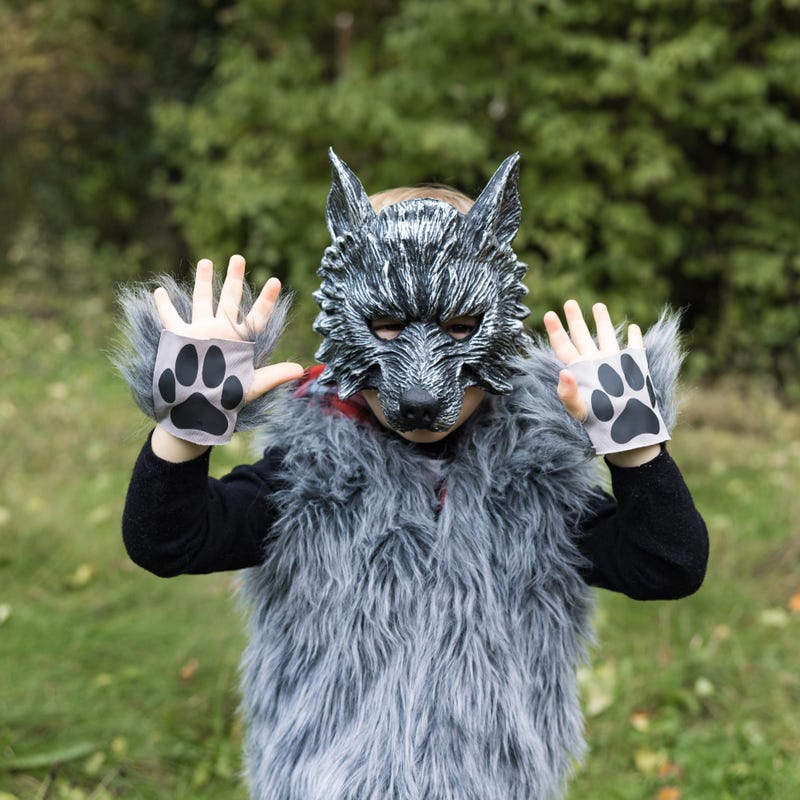 Black Werewolf Mask - Etsy