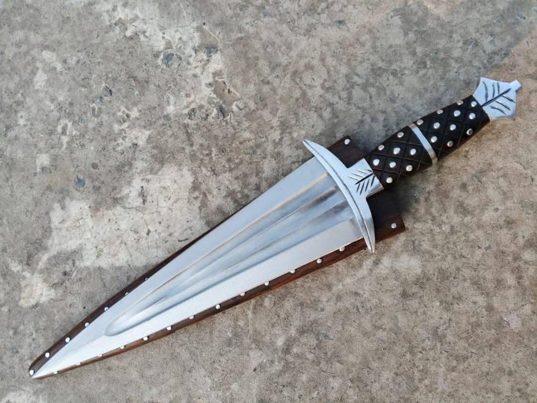 Handmade Viking Dagger Collectible High Carbon Steel With Wooden ...