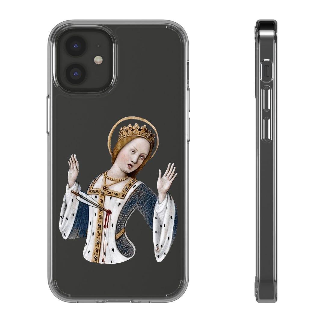 Over It, Your Majesty - Medieval Queen Phone Case - Illuminated ...