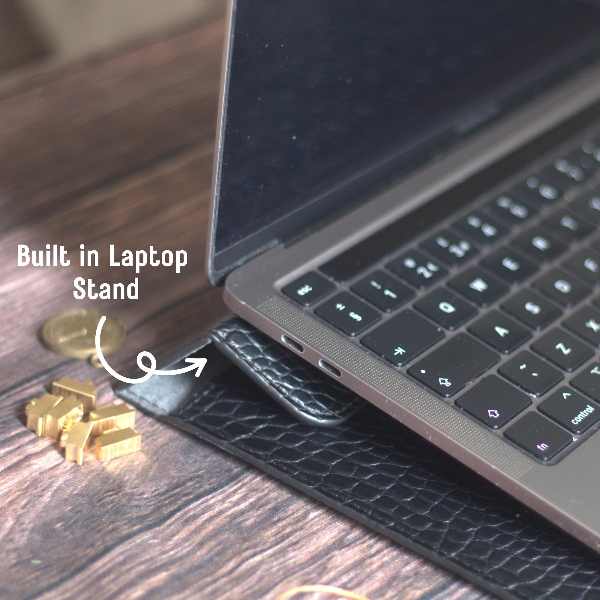 Personalised 15" Laptop Case, Custom Leather 13 Inch Laptop Sleeve ...