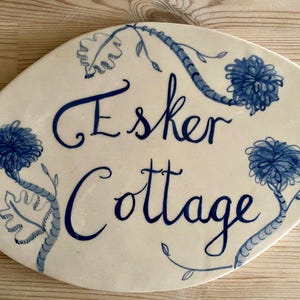 Bespoke Hand Made Ceramic House Signs - Etsy