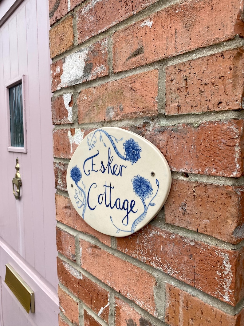 Bespoke Hand Made Ceramic House Signs - Etsy