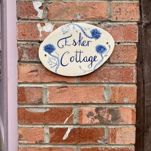 Bespoke Hand Made Ceramic House Signs - Etsy