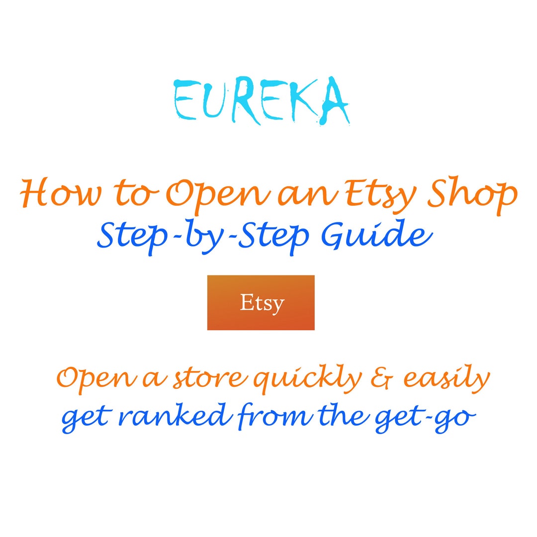 How to Open an Etsy Shop Tutorial for New Sellers, Step-by-Step Guide ...