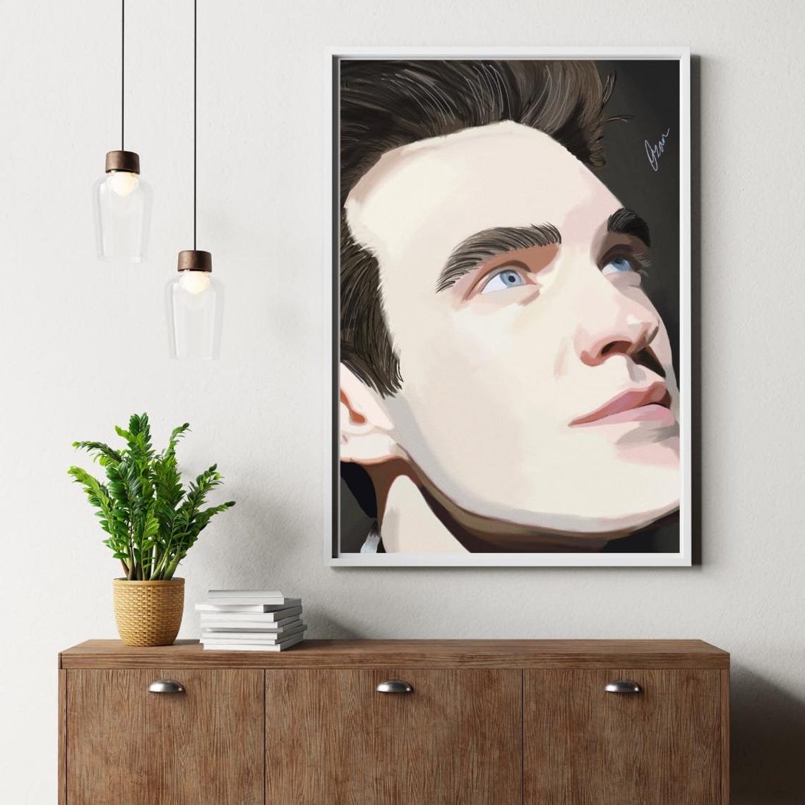 Morrissey Portrait Art Print: the Smiths, Indie Rock Decor (digital ...