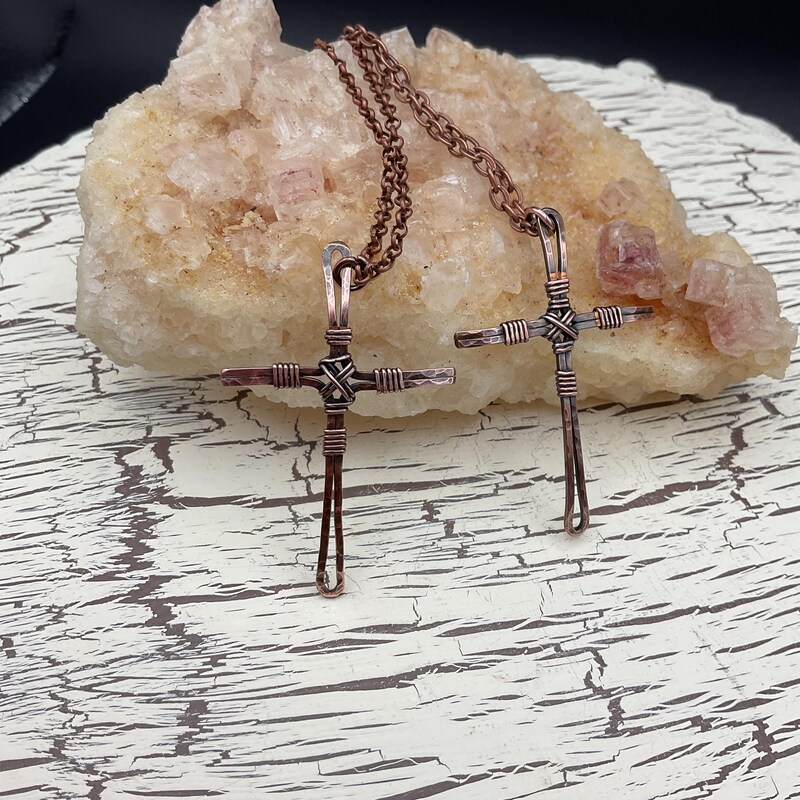 Wire Wrapped Cross - Etsy