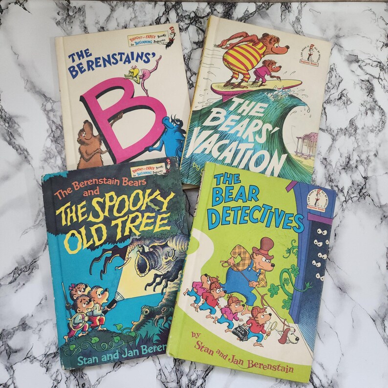 Vintage Berenstain Bears Book Set (4) – Beginner & Bright Early Books ...