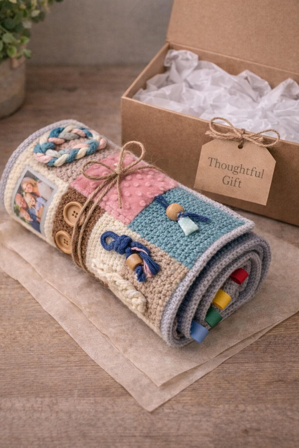 Fidget Lap Blanket Knitting Pattern | Sensory Therapy Mat, Dementia ...