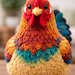 Realistic Rooster Crochet Pattern PDF, Multilingual, Life-like ...