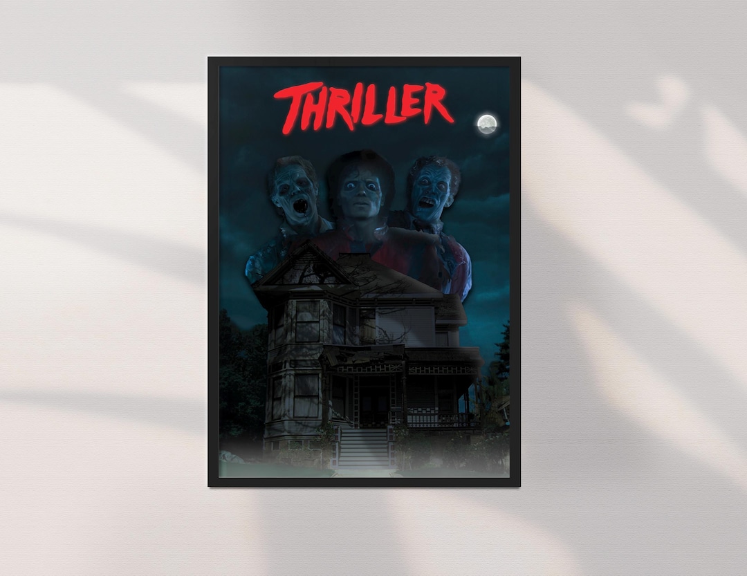 Michael Jackson Thriller Poster | Iconic Album Art Print | Pop Legend ...
