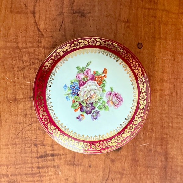 Limoges Gold Trinket Box - Etsy