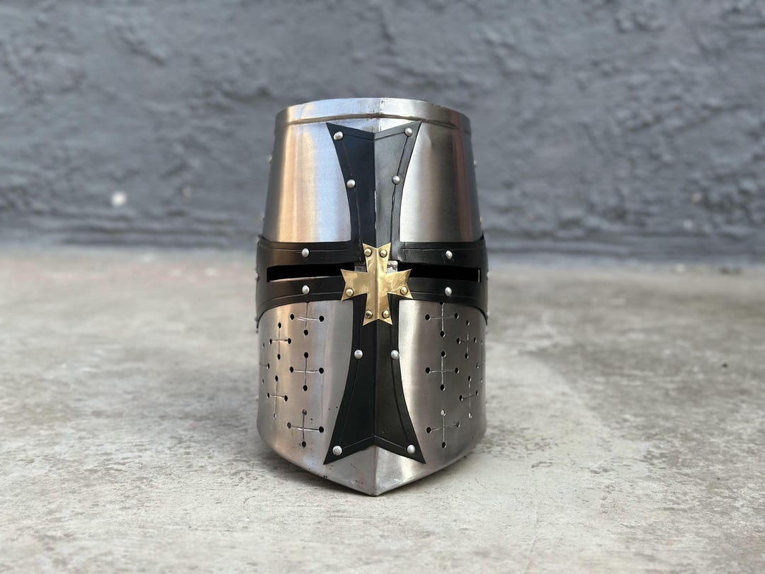 Special Edition Templar Warrior Helmet Great Templar Crusader Helmet - Etsy