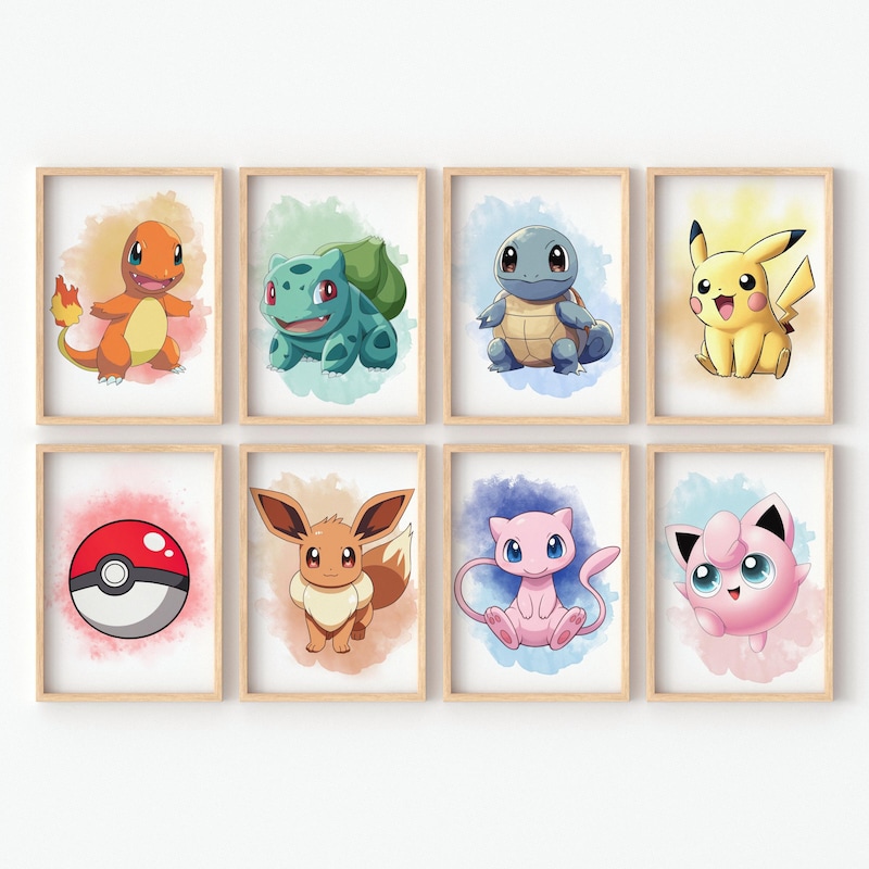 Pokemons Poster - Etsy