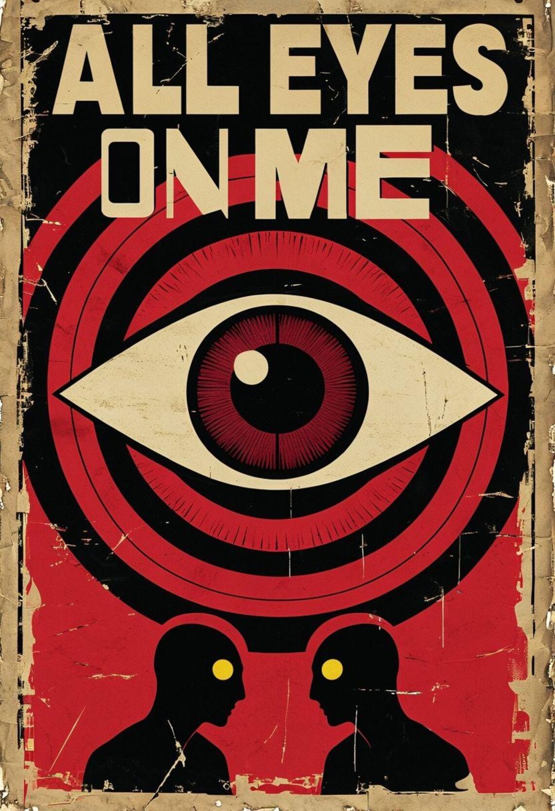 Dystopian Eye Wall Art – All-seeing Eye Digital Print – Futuristic ...