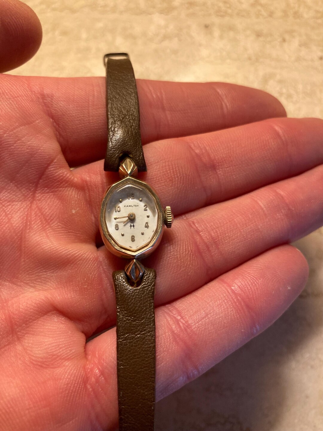 Vintage 1950s Hamilton Women’s Wristwatch – 10K Gold-filled Case ...