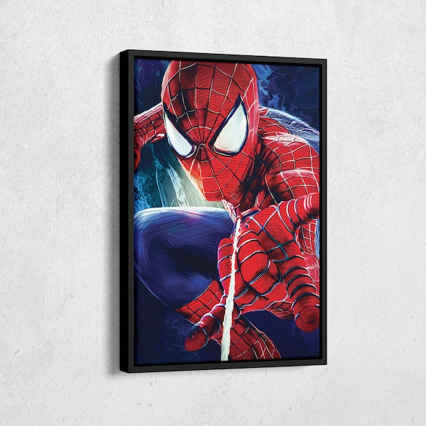Spiderman Painting - Etsy
