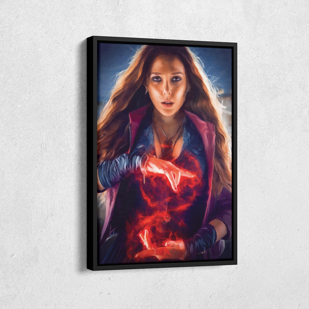 Wanda Poster Painting Marvel Comics Wall Art Home Decor Hand Made ...
