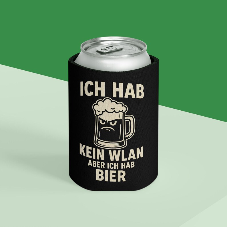 Funny Beer Can Cooler, Beer Mug Design, Camping Accessory, Festival ...