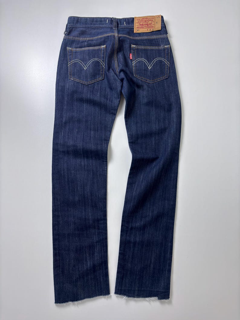Vintage Levi's 507 Jeans: 90s USA Made Dark Wash Denim (W29 L34) - Etsy