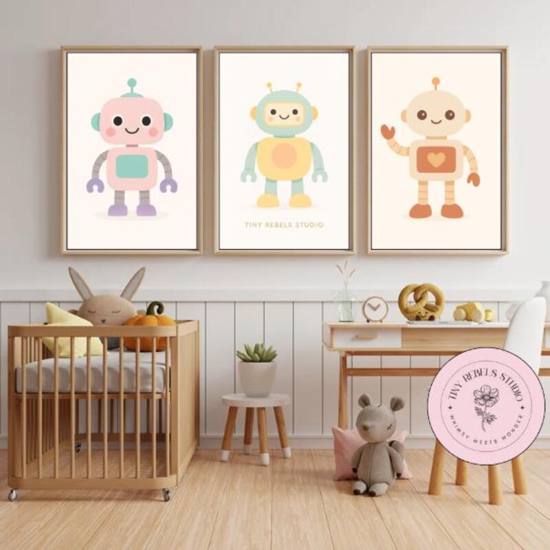 Robot Nursery - Etsy