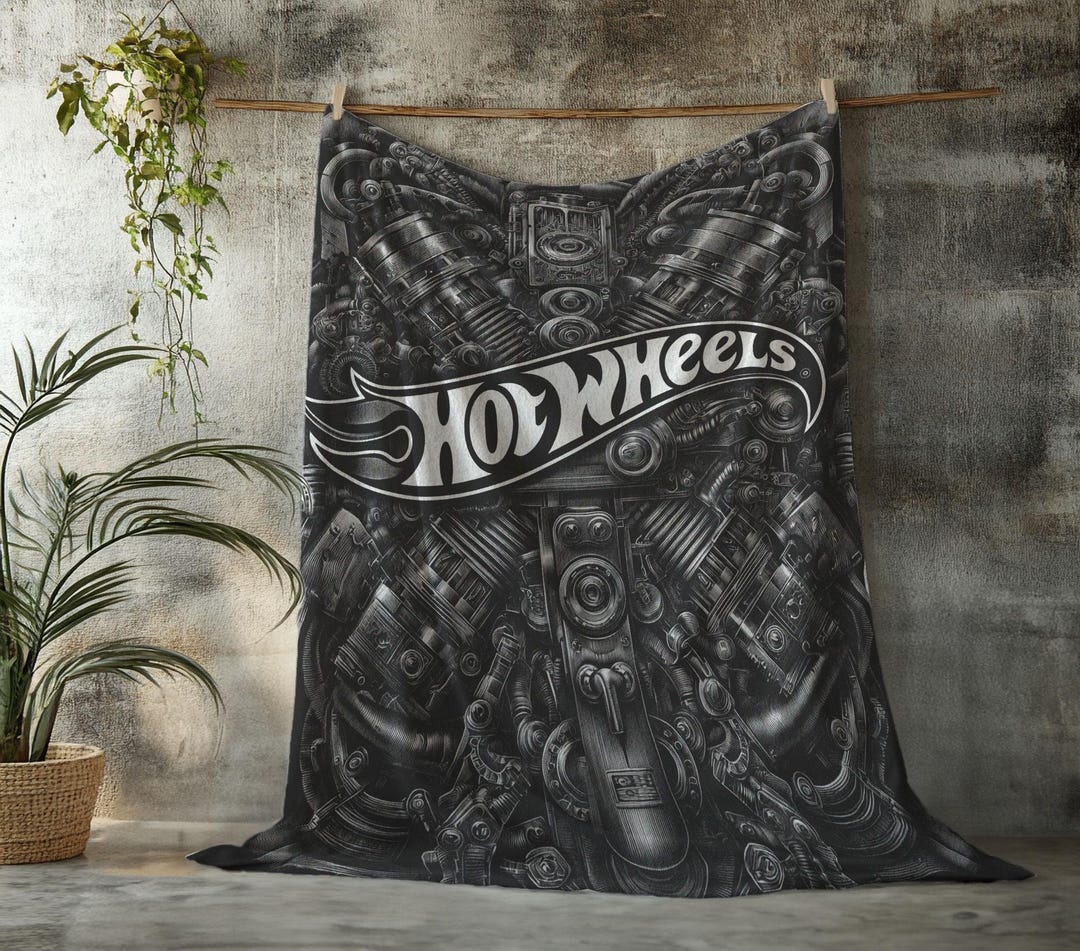 Hot Wheels Minky Blanket, Racing Car Enthusiast Cozy Throw, Toy ...
