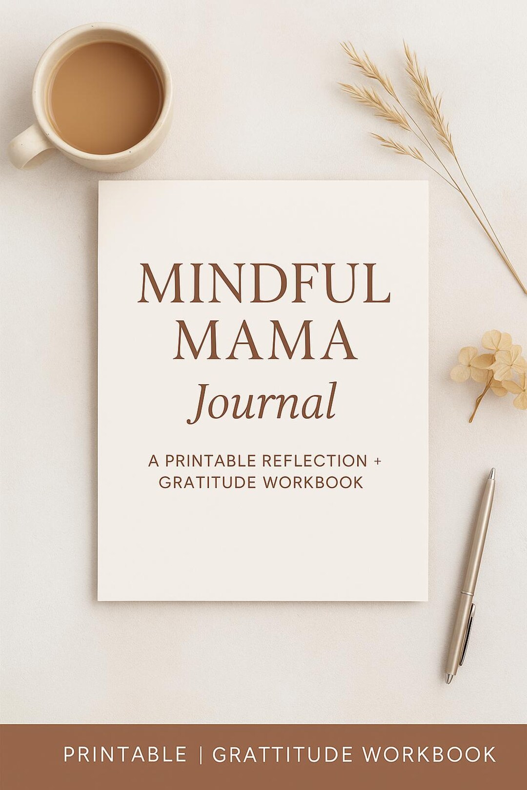 Mindful Mama Journal | Printable Self-care Workbook for Moms ...