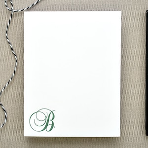 Custom Monogrammed Notepad / Notepad With Initial / Personalized ...